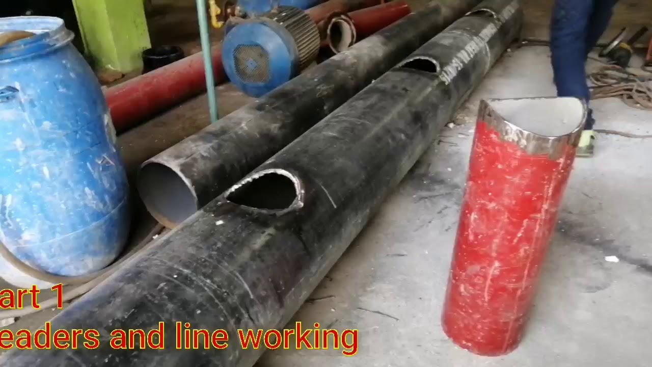 part 1 Header and Line Fabricatin, Welding working( Part 7) - YouTube