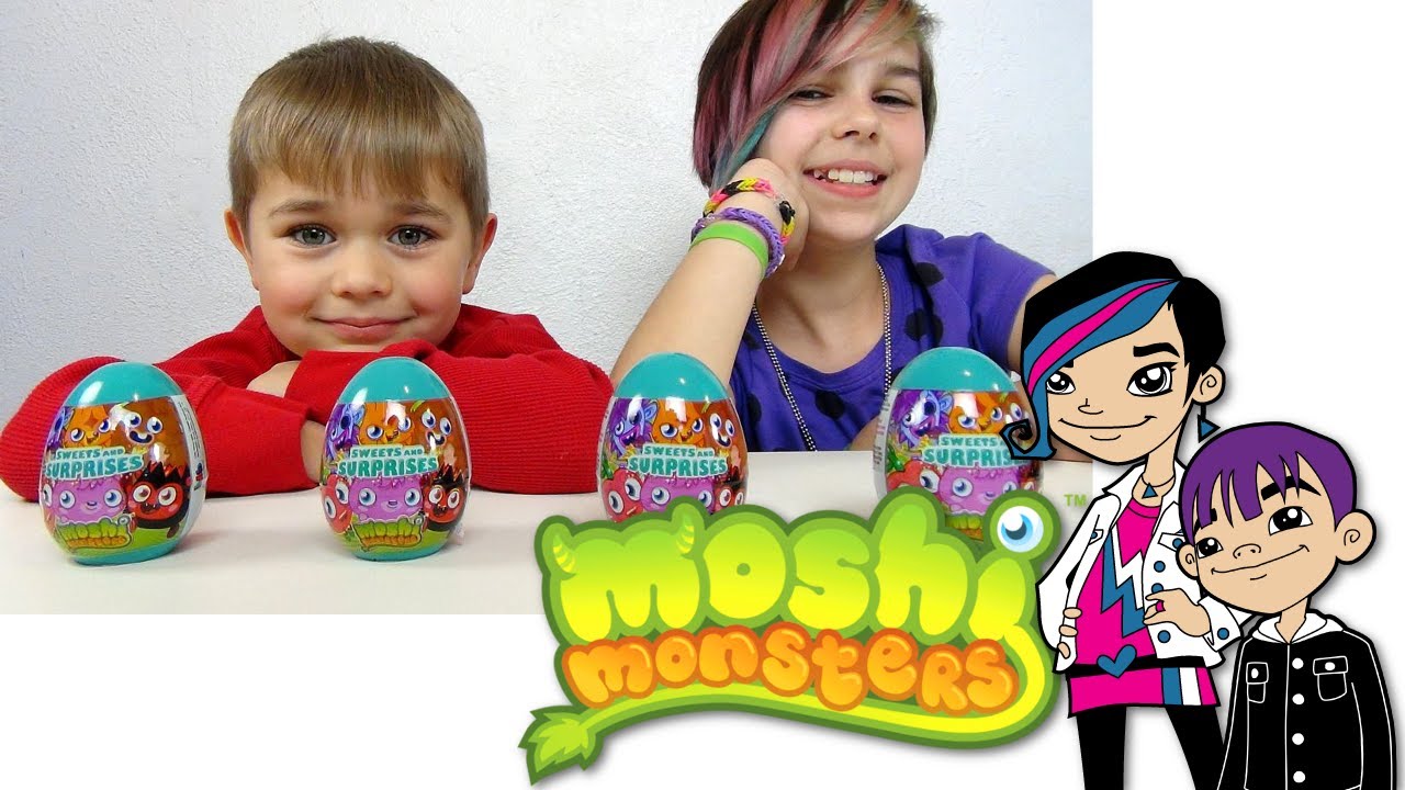 Moshi Monsters - Surprise Eggs! - YouTube