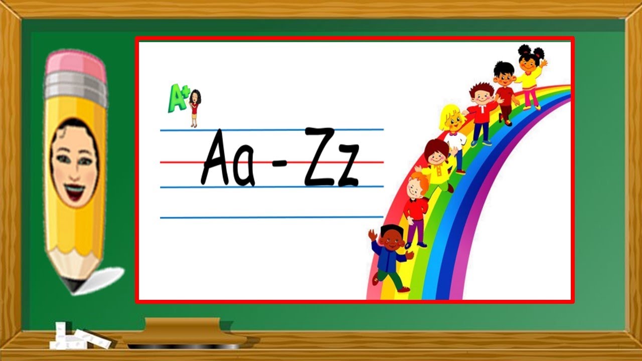 How to Write ABCs with Finger Margin I Kids Writing - YouTube