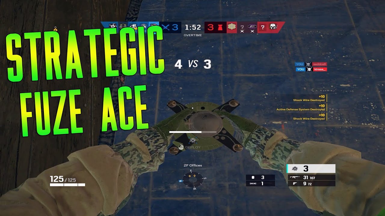 Strategic FUZE ACE #rainbowsixsiege #r6s - YouTube