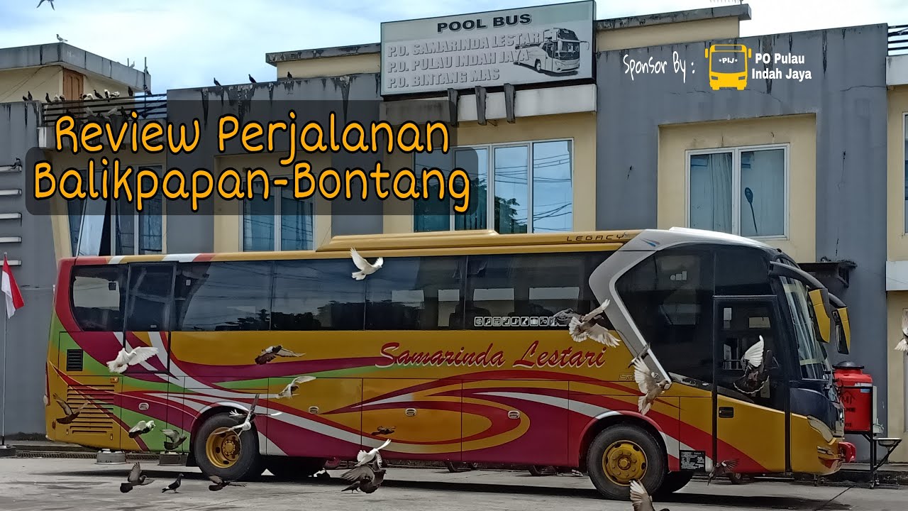 Bus Patas Bontang !!! Review Perjalanan Menuju Kota Bontang - YouTube