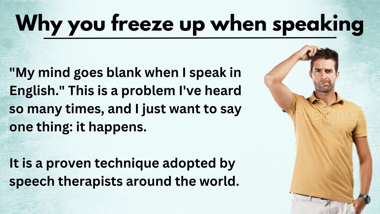 Why Your Mind goes Blank when you try to speak -Here are my tips to fix this - YouTube