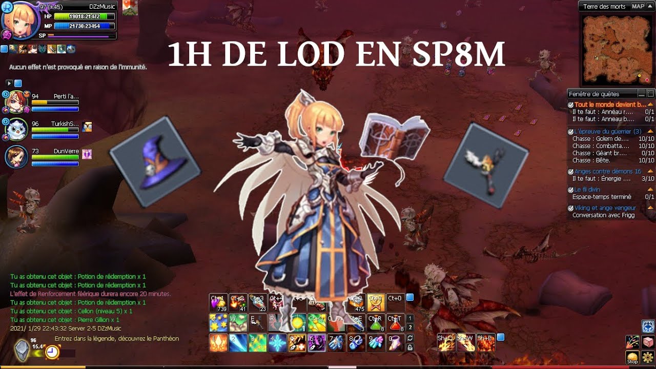 Nostale FR S2 | 1H DE LOD AVEC DZzMusic - YouTube