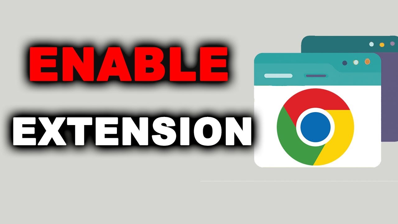 How to enable an extension in Google Chrome - YouTube
