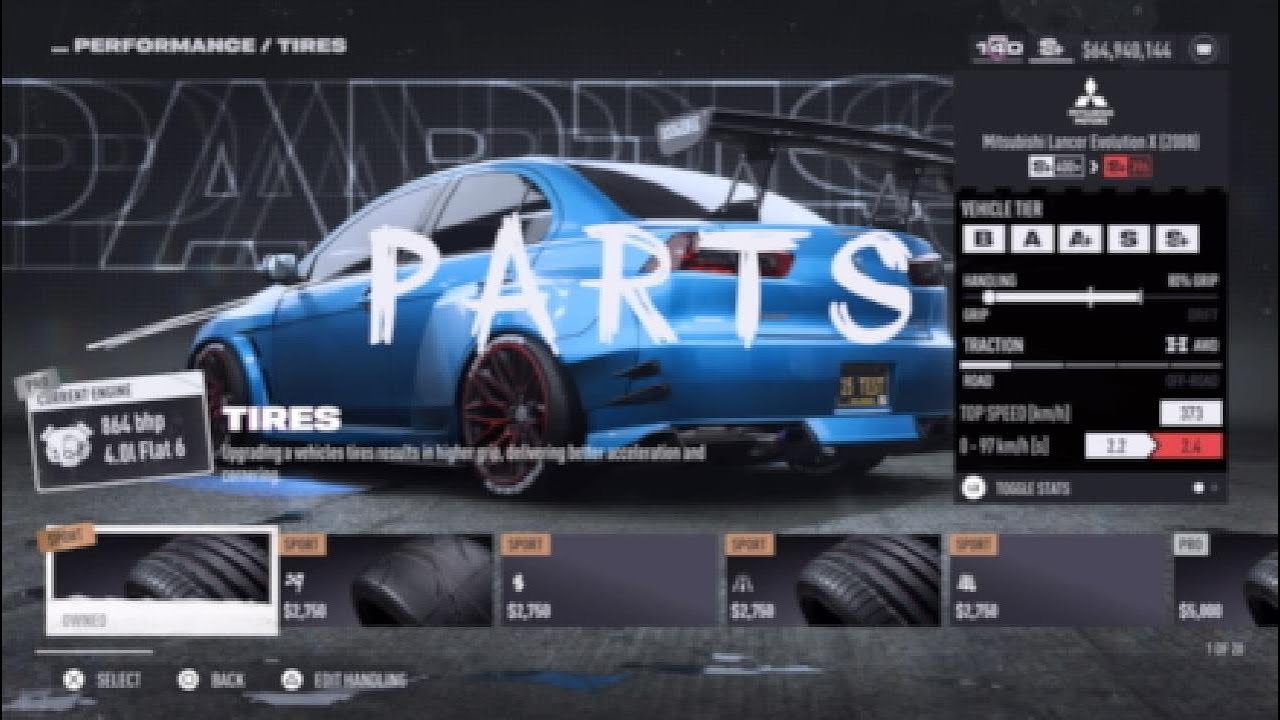 Need For Speed Unbound | S+ Class Build | Mitsubishi Lancer Evolution X ...