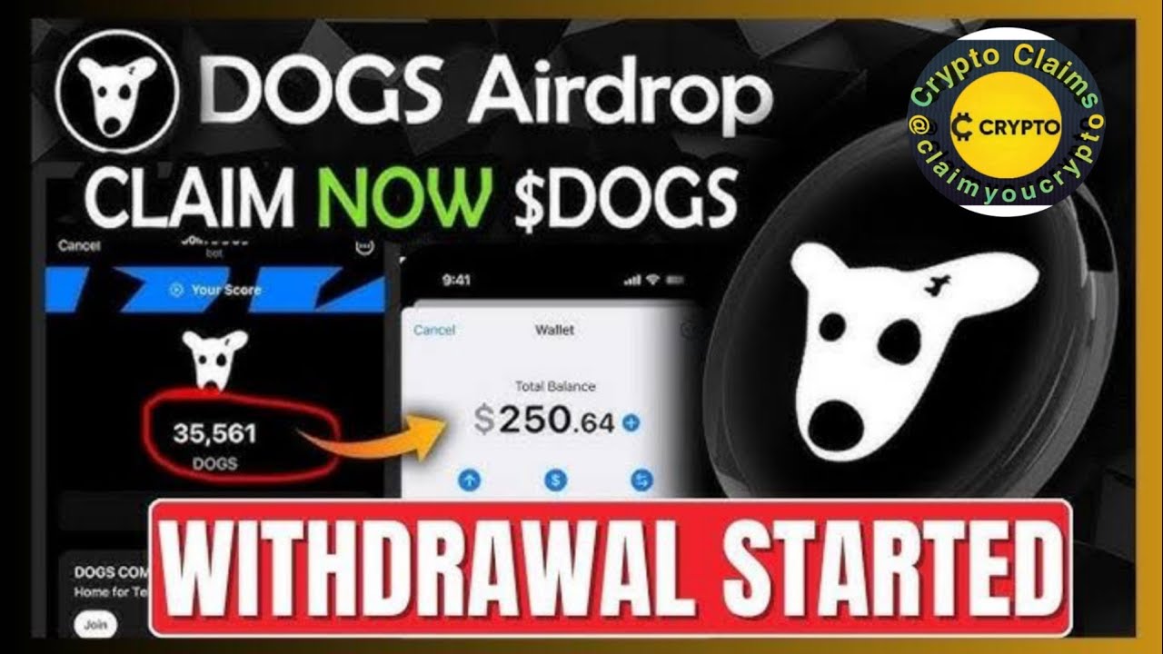 $Dogs Airdrop | How To Claim $Dogs | How to Deposite Coins In Wallet ...