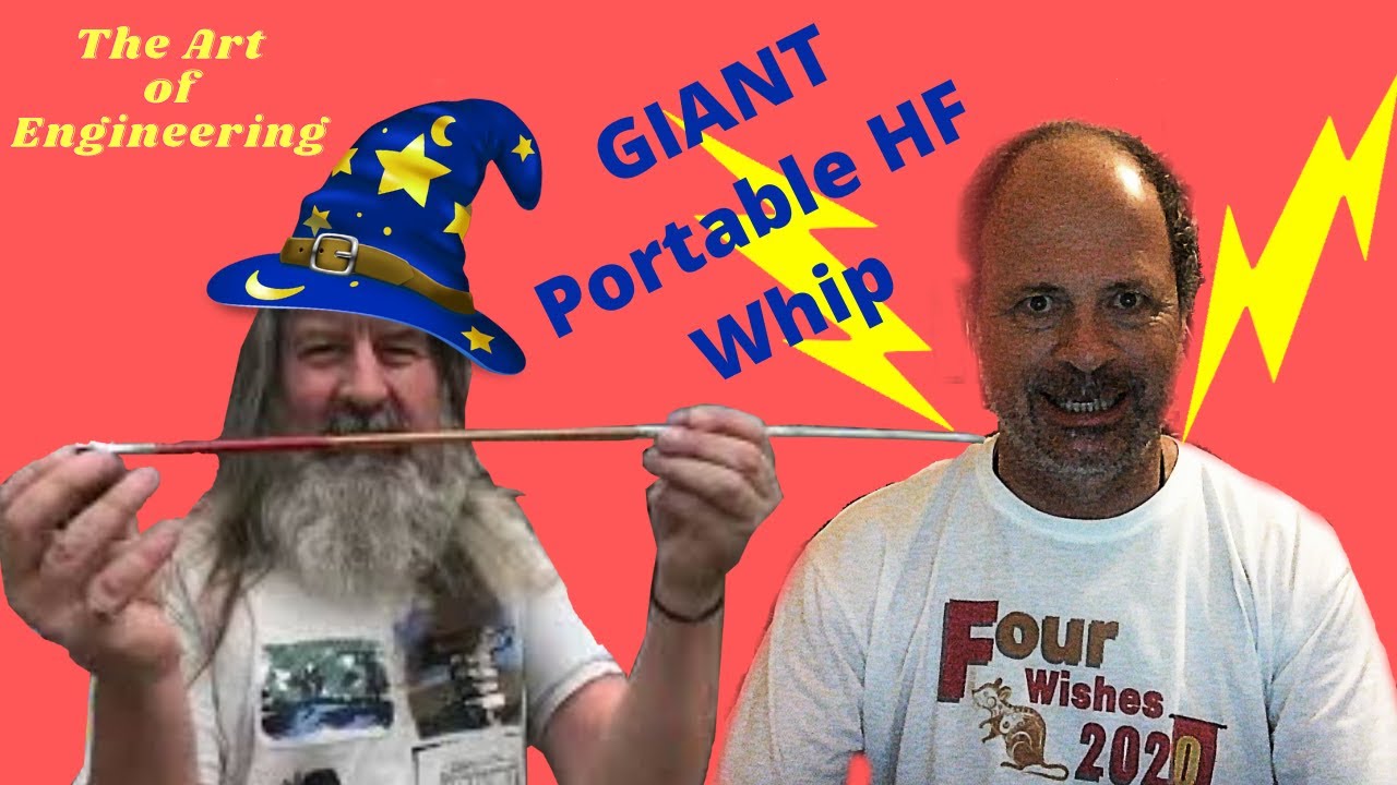Giant portable HF Whip Antenna @TheArtofEngineering - YouTube