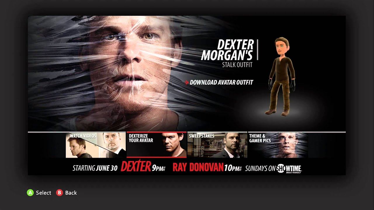 Dexter Morgan Outfit (Xbox LIVE Dashboard Ad) - YouTube