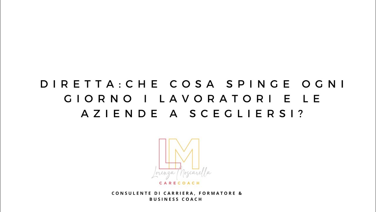 🚀 Incontro con l’HR: che cosa spinge ogni giorno i lavoratori e le ...