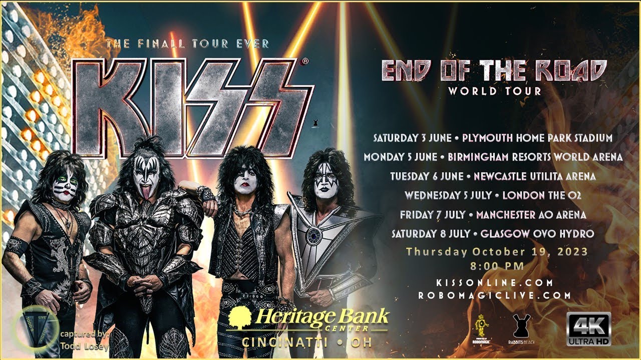 KISS - "Shout It Out Loud" {4K} (Live) - Cincinnati, OH - Heritage Bank ...