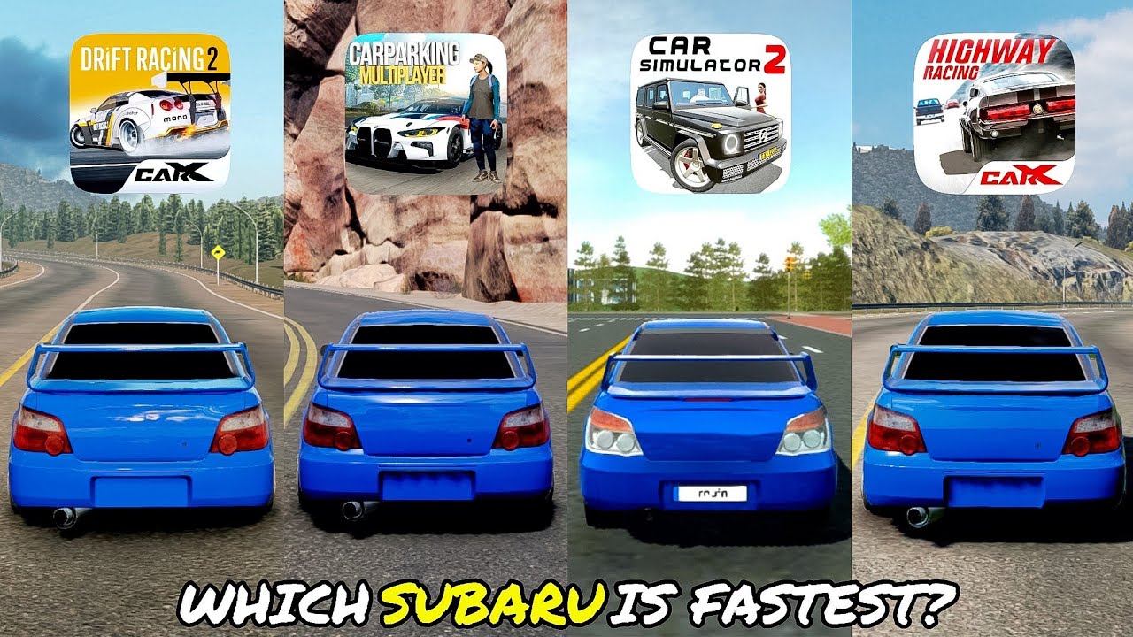 Subaru Impreza Top Speed in Carx Drift Racing 2, Car Parking ...