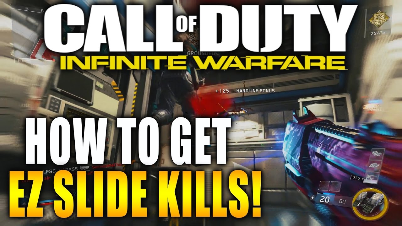 HOW TO GET EASY SMG SLIDE KILLS IN INFINITE WARFARE! - YouTube