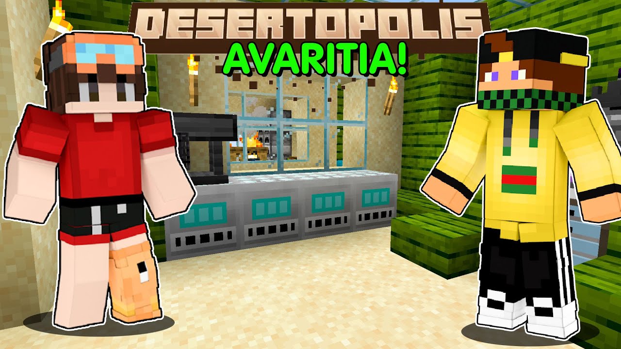 INIZIAMO L'AVARITIA - MOD DELL'INFINITO - Desertopolis Minecraft Ep. 16 - YouTube