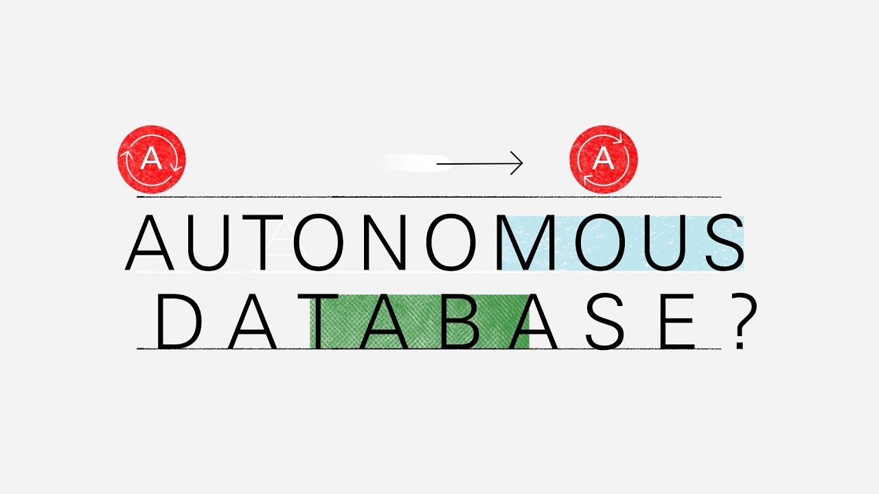 What Is an Autonomous Database? - YouTube