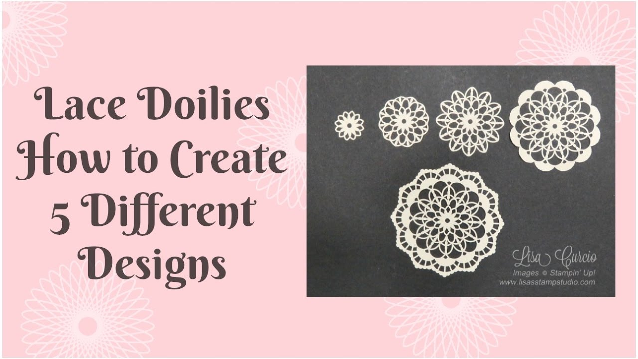 Quick Crafting Tip - Lace Doilies - How to Create 5 Different Designs ...