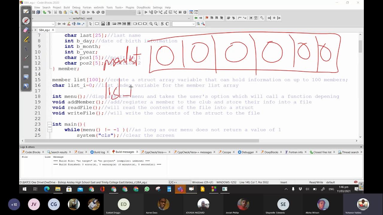 Comp Sci U1 20210311 SBA Development Session 2 Part 1 - YouTube