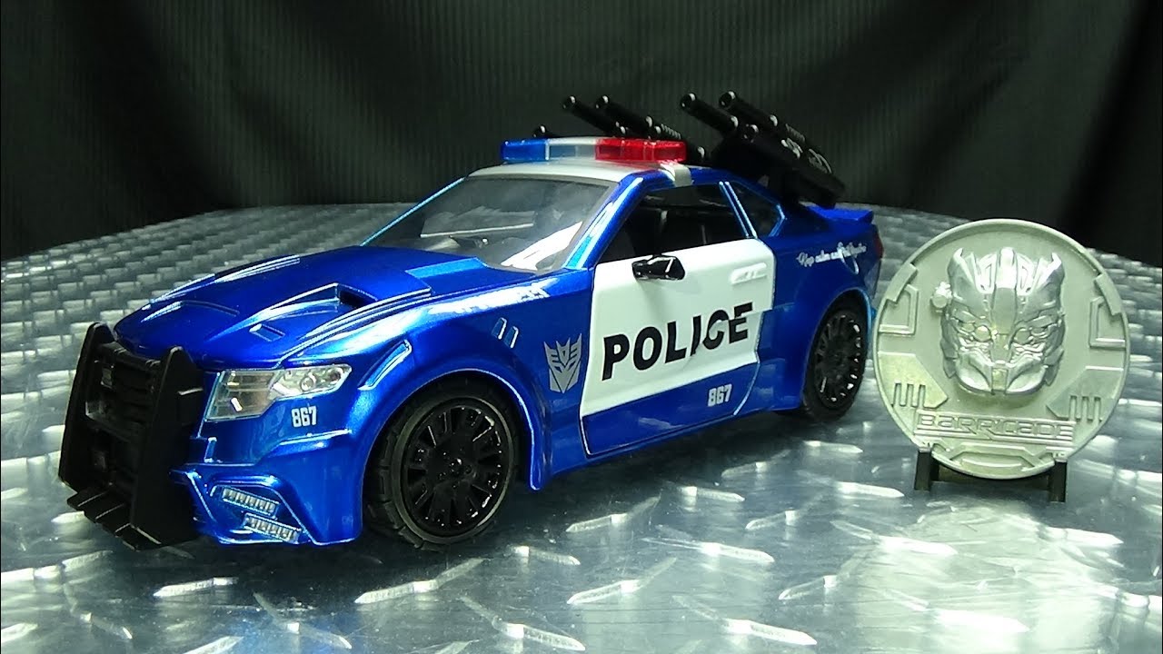 Jada Metals The Last Knight BARRICADE: EmGo's Transformers Reviews N ...