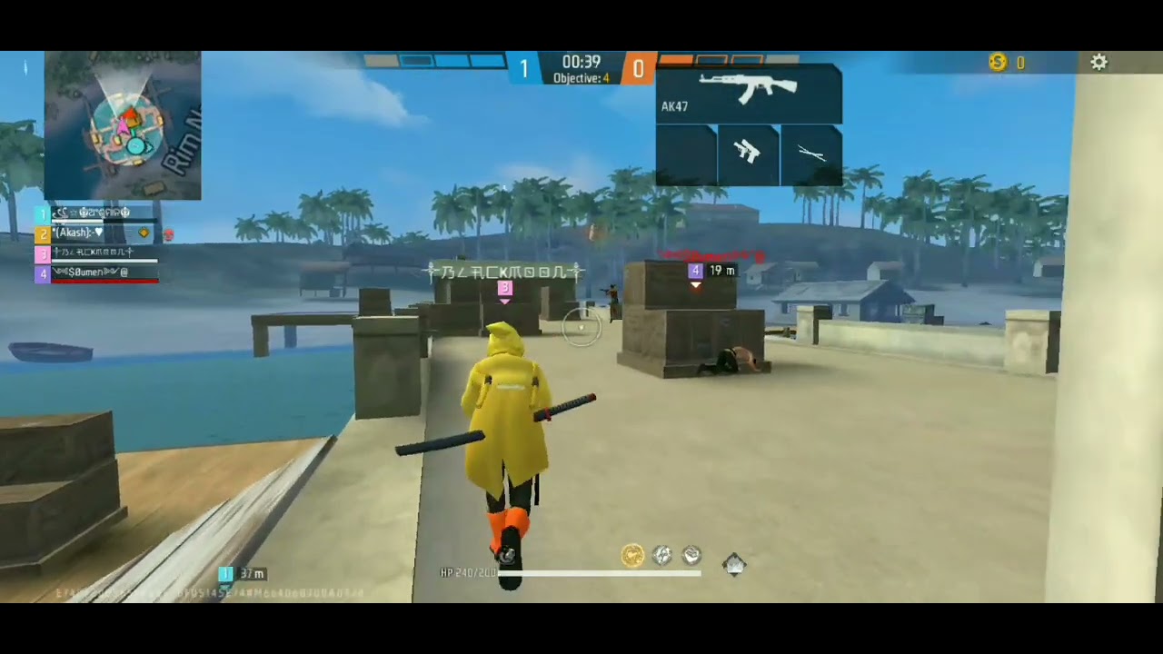 1v3 ff #ff op headshot - YouTube