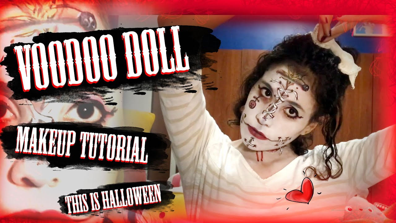 Cool Voodoo Doll Makeup Tutorial (DIY) - YouTube