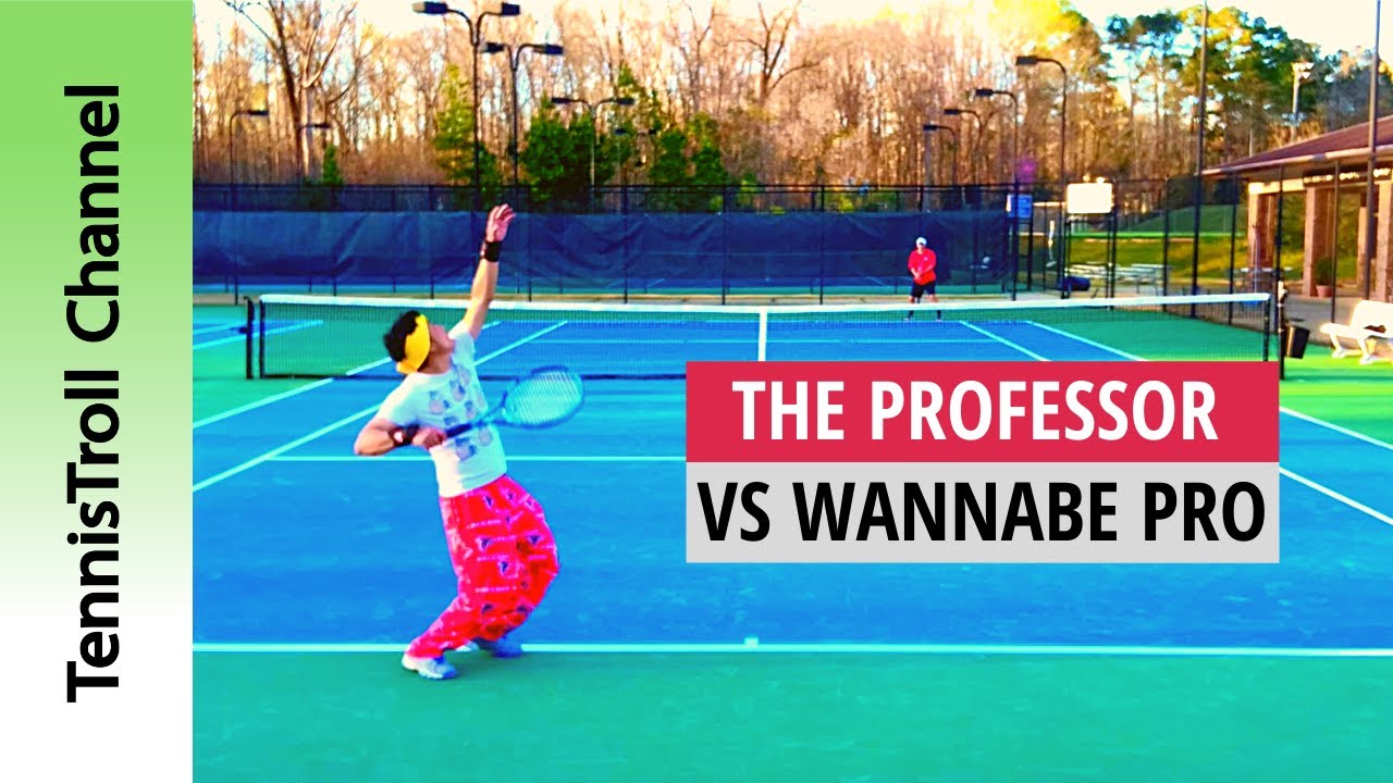 Wannabe Pro vs The Professor (USTA 4.5) - YouTube