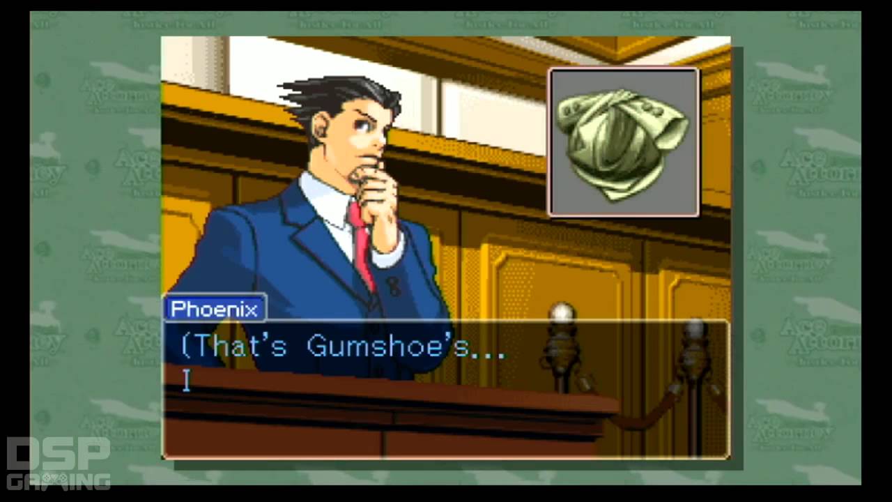 Phoenix Wright Ace Attorney: Justice For All Case 4 pt63 - YouTube