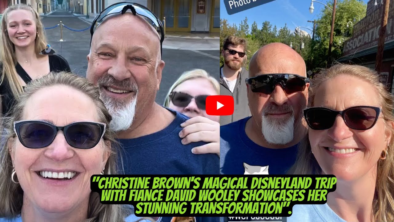 Christine Brown's magical Disneyland trip with fiance David Wooley ...