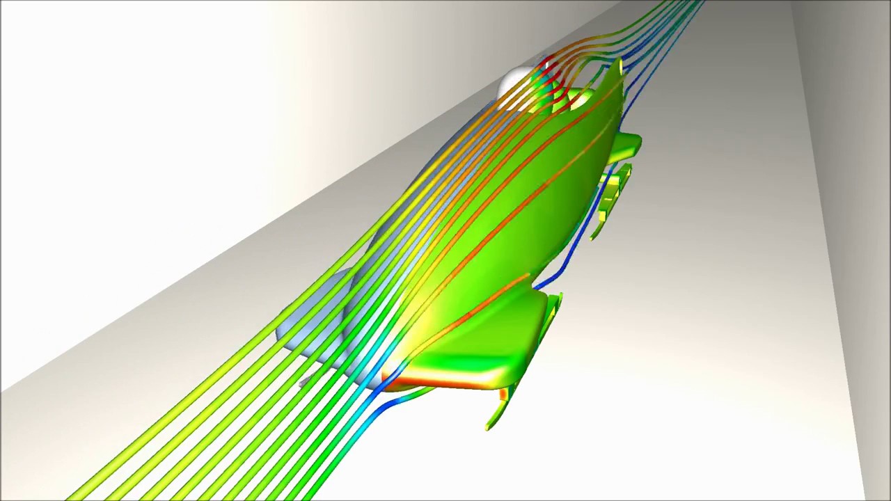 Bobsled Simulation using Software Cradle - YouTube