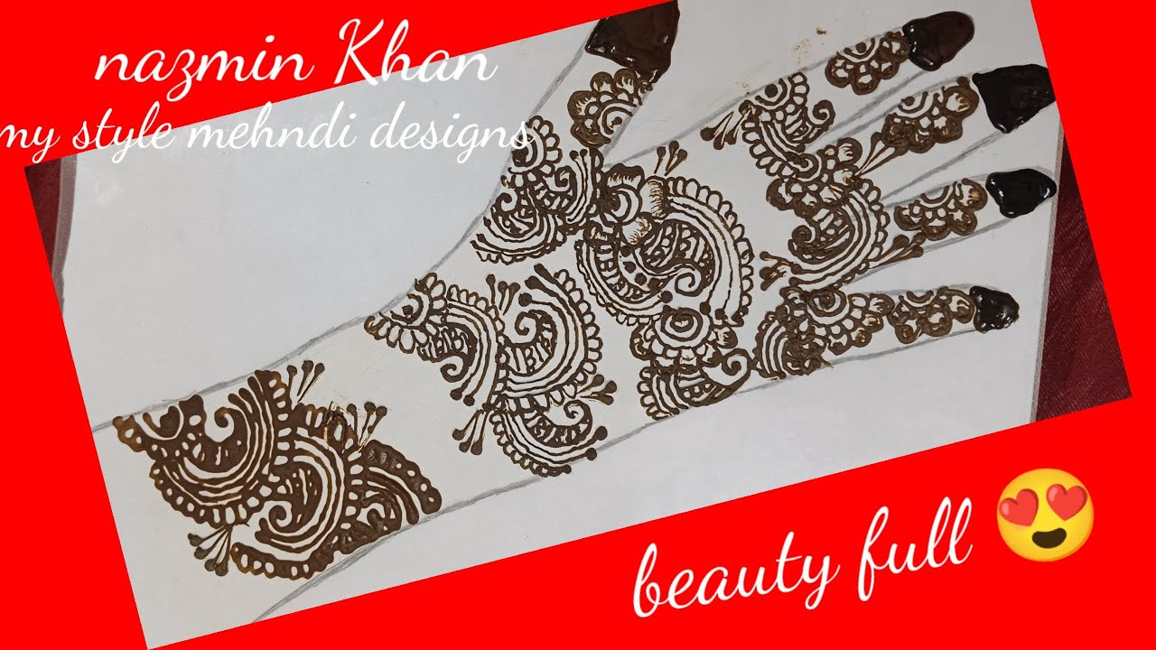 #bangle #mehndi #design #new #style mehndi designs nazmin Khan my style ...