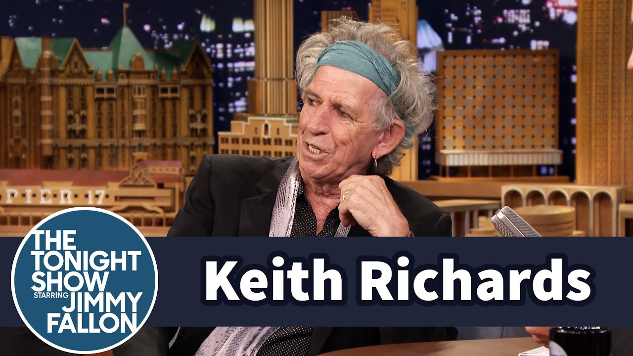 Keith Richards Watches Cartoons with His Grandkids - YouTube