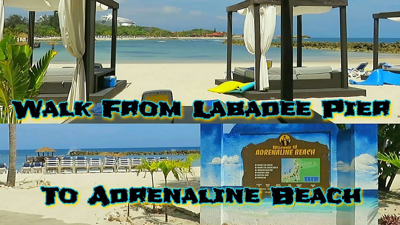 🏝 Beautiful 10 Min Walk From Labadee Pier, To Adrenaline Beach 🏖 - YouTube