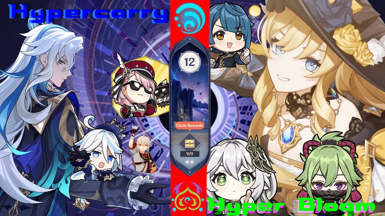 Abyss Floor 12 Clear│Neuvillette Hyper Carry, Navia Hyperbloom - YouTube