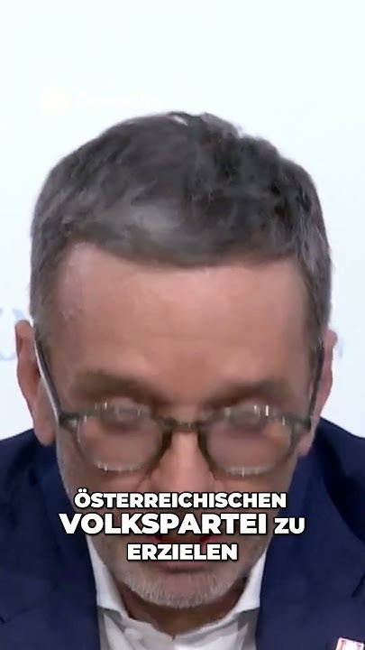 Entscheidende Schritte zur Regierungsbildung in Österreich | Herbert Kickl #fpö - YouTube