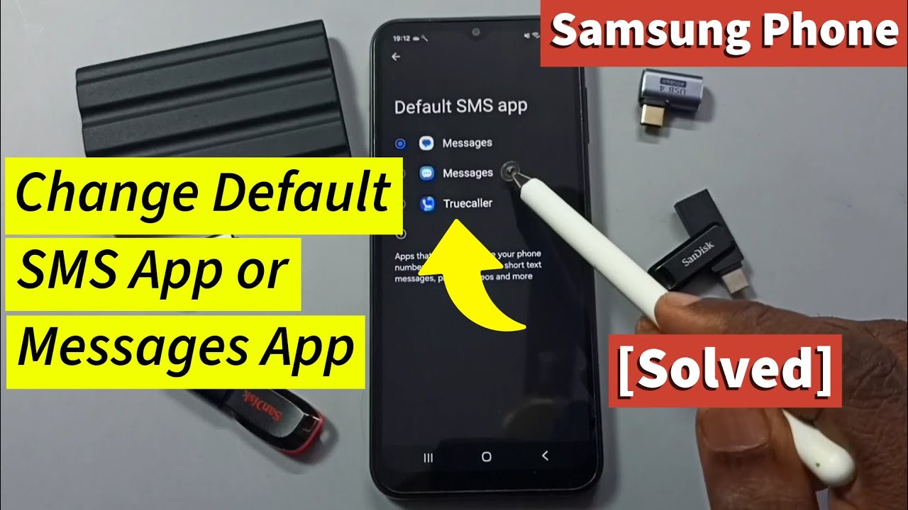 How to Change Default Message App or SMS App on Samsung Galaxy A17 5G ...