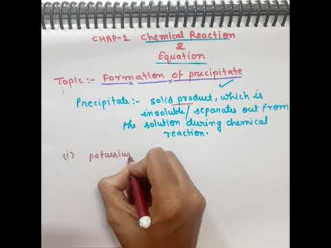Formation of precipitate...class-10...chap-1(chemical reaction and ...