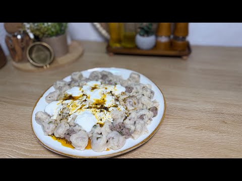 TREND Olan Tənbəl Mantı🫠| Xəmir yoğurmadan Mantı Hazırlanması🤌🏻