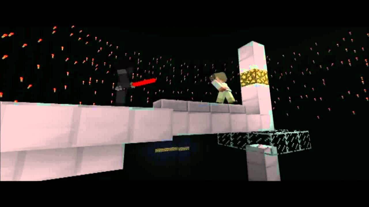 Star Wars w Minecraft, "Luke, I'm your father" - YouTube