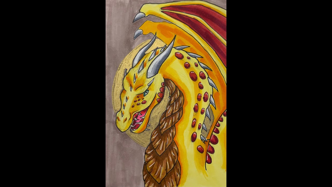 Dragon Marker Drawing - YouTube