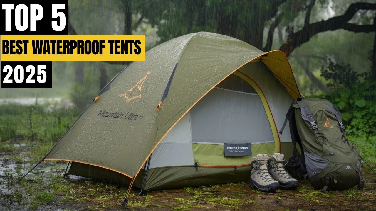 TOP 5 Best Waterproof Tents 2025 for Heavy Rain - YouTube