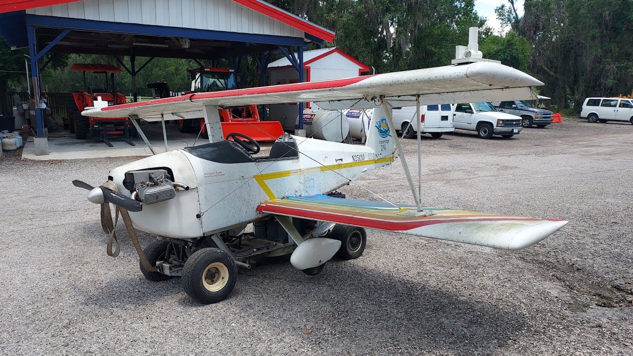 AIRPLANE GOLFCART!! can we get it going again??? - YouTube