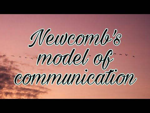 Newcomb's model of communication| - YouTube