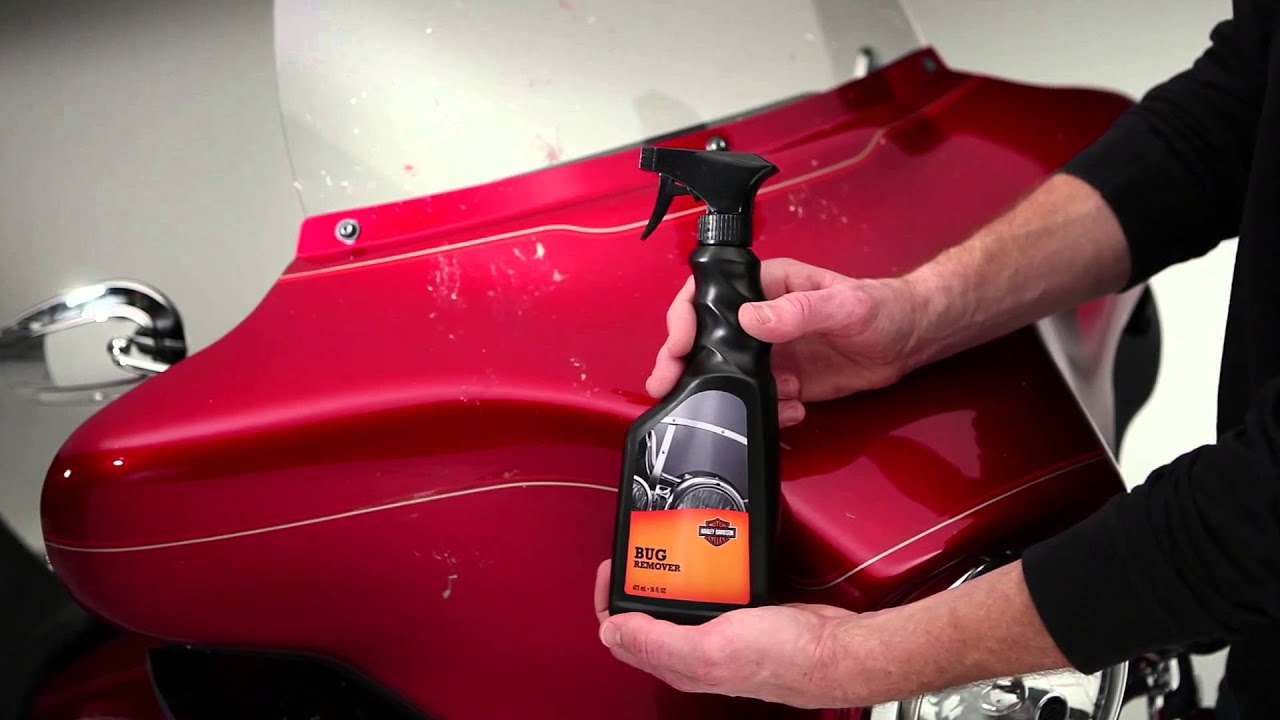 Wash Your Motorcycle - Bug Remover - YouTube