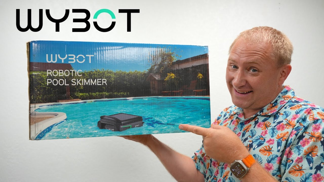 WYBOT F1 Solar Pool Skimmer Unboxing & Setup - YouTube