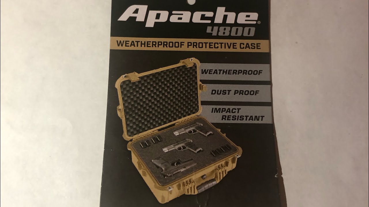 Apache 4800 WeatherProof Protective Case #GungeonShack - YouTube