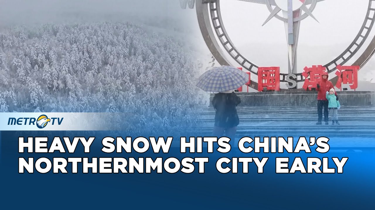 China's Northernmost City Sees Heavy Snowfall In October - YouTube