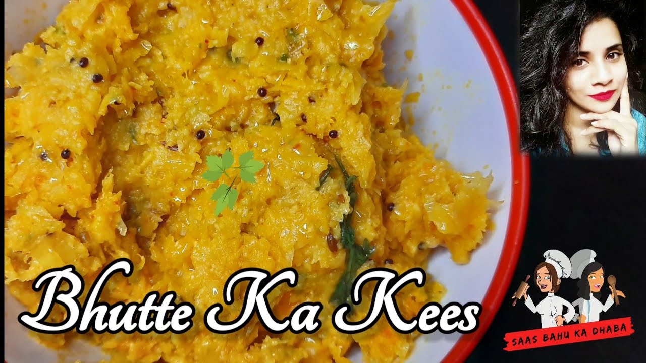 Bhutte Ka Kees Recipe/ Grated Corn Snack Recipe/ Indore Style Bhutte Ka ...