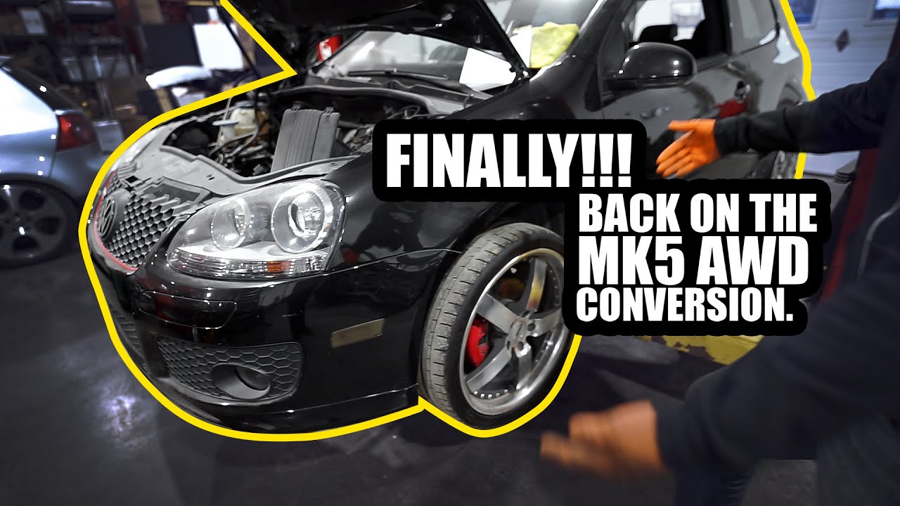 GTI AWD Swap Continues... Update time! - YouTube