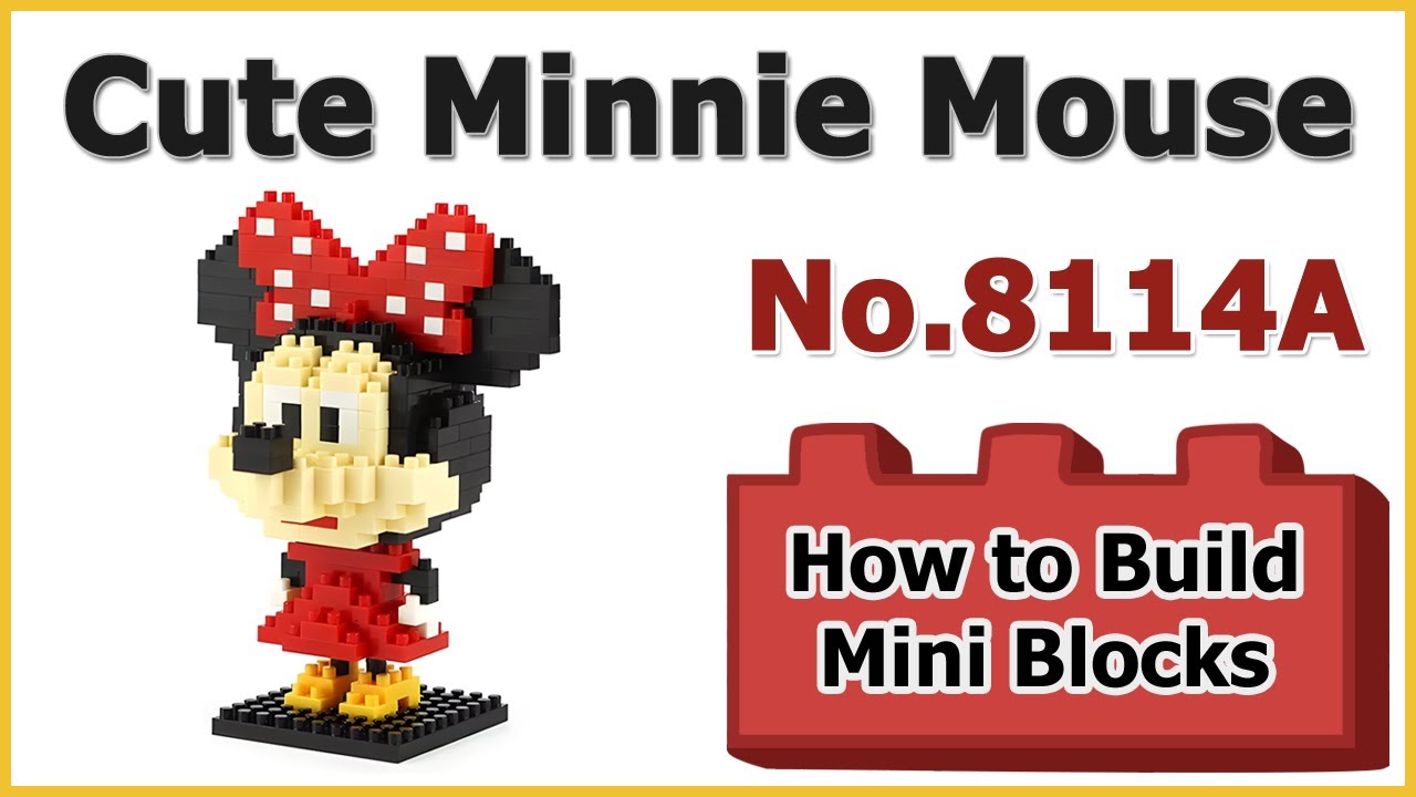 How to Build Mini Blocks Minnie Mouse 8114A Review Instructions ...