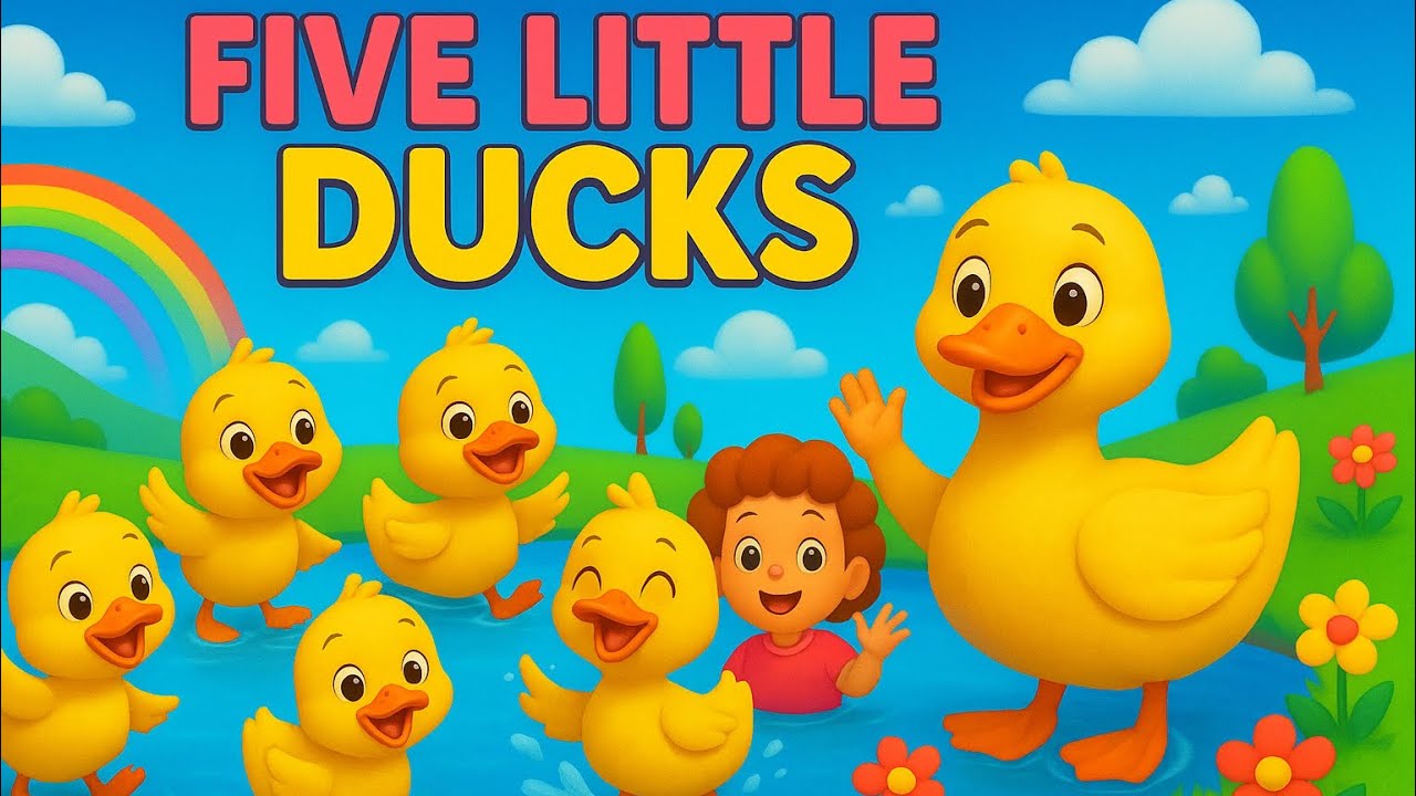 Five Little Ducks Went Out One Day | Fun Kids Counting Song | Baby Beep ...