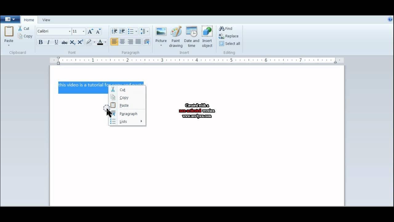 tutorial copy and paste - YouTube