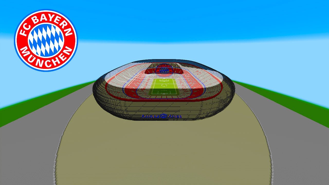 Minecraft - STADIUM - ALLİANZ ARENA - Allianz Stadyumu(Bayern Münih ...